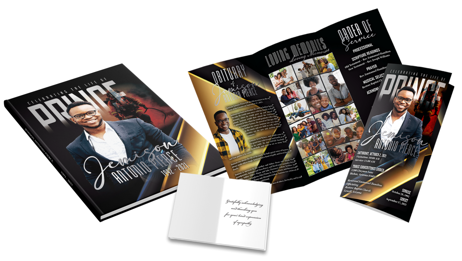 Funeral Printing - Remembrance Keepsakes